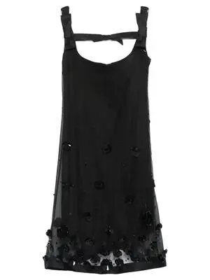 Viktor & Rolf Embroidered Mini Dress - Black
