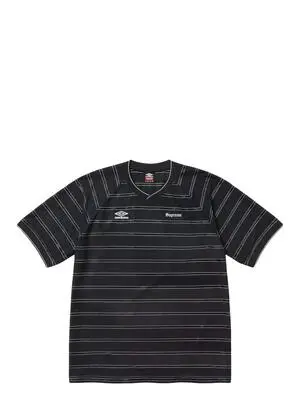 Supreme X Umbro® Striped ""ss 25 - Black"" Soccer Jersey Black