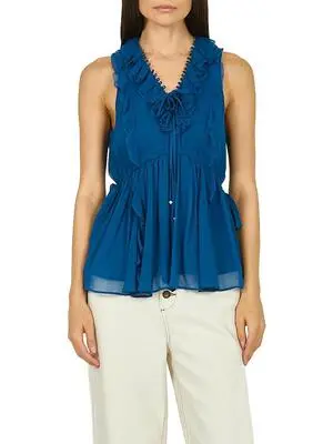 SECRET PON-PON Madison Top - Deep Sea Blue