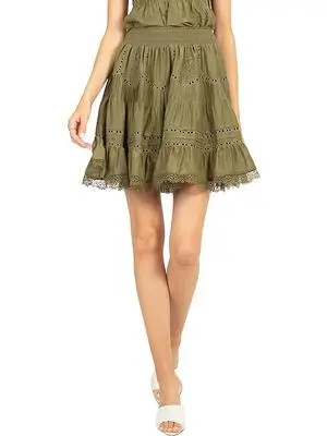 SECRET PON-PON Audrey Skirt Hunter Green