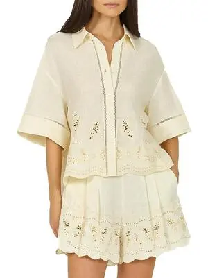 SECRET PON-PON Marlene Top - Antique Creme
