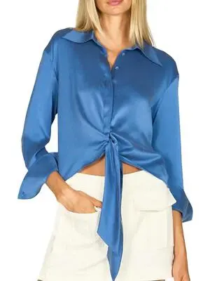 SECRET PON-PON Rae Top - French Blue