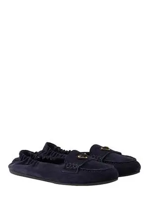 Prada Suede Loafers - Blue