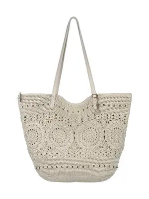 THE SAK Faye Tote Bag - Natural Medallion
