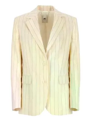 PT TORINO Pinstriped Blazer