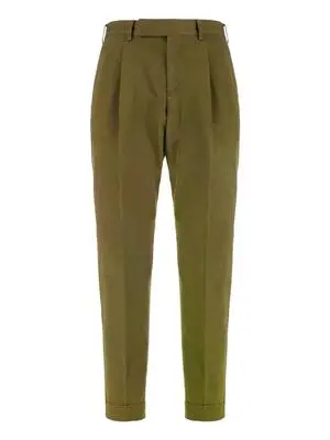 PT TORINO Straight-leg Trousers - Green