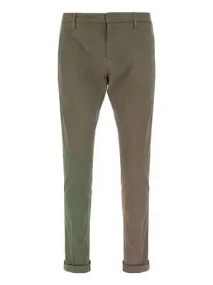 DONDUP Straight-leg Chinos - Green