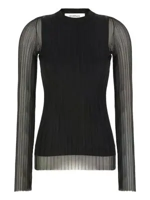 Sportmax Long-sleeved Top - Black