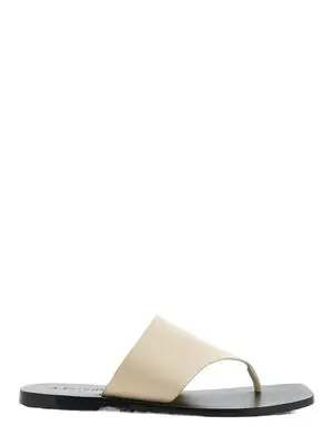 A.emery Paton Leather Sandals White