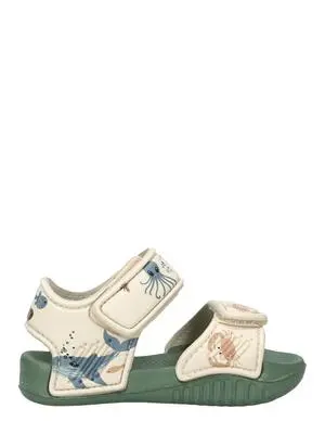 LIEWOOD Graphic Print Blumer Sandals - Beige