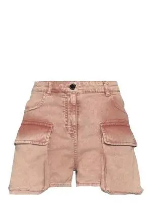 Pinko Denim Cargo Shorts - Brown