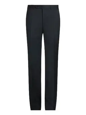 Canali Tailored Virgin Wool Pants - Black