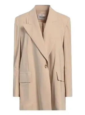 LOW CLASSIC Single-breasted Blazer - Beige
