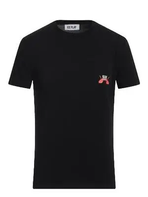 ICE PLAY T-shirt Size Cotton, Elastane - Black