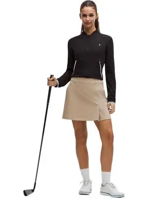 Lululemon Stretch Twill Front Pleat Golf Skirt - Wacky Khaki