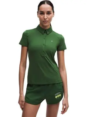 Lululemon Quick-dry Straight Hem Polo Shirt - Ivy Grove