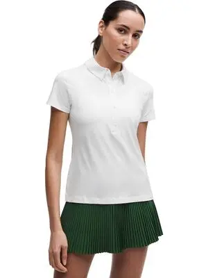 Lululemon Quick-dry Straight Hem Polo Shirt - White