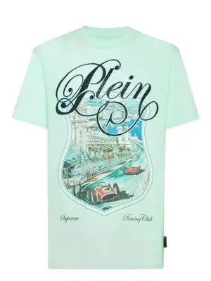 Philipp Plein Racing Car T-shirt Green
