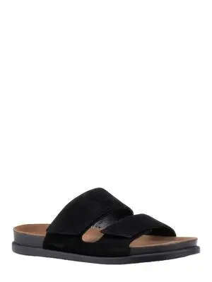 VAGABOND SHOEMAKERS Kevin Leather Strap Slide Sandals - Black