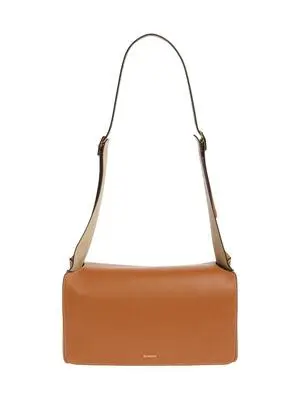 REE PROJECTS Florencia Soft Pebble Grain Leather Shoulder Bag - Caramel