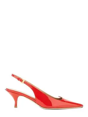 A.BOCCA 55mm Leather Pumps - Red