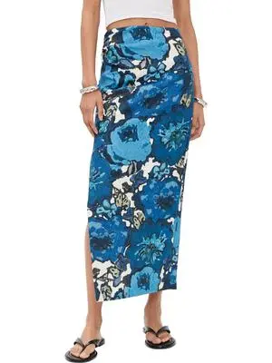 Sir The Label Camellia Midi Skirt - Flora Print