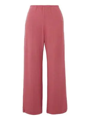 LESET LESET Lauren Flared Track Pants Claret