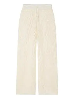 CALLE DEL MAR Calle Del Mar Crocheted Wide-Leg Pants