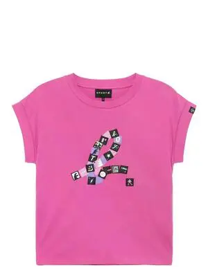 SPORT B. BY AGNÈS B. Logo-print T-shirt - Pink