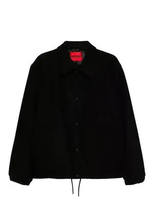 Hugo Adjustable Hem Coach Jacket - Black