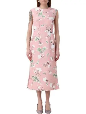 Erdem Floral Midi Dress - Pink
