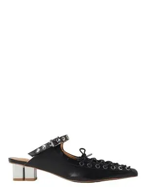 GANNI Heeled Mules - Black