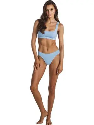 LDMA High Sculpt Bra Rib Arctic Blue