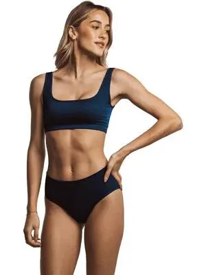 LDMA High Sculpt Bra Rib Collegiate Blue