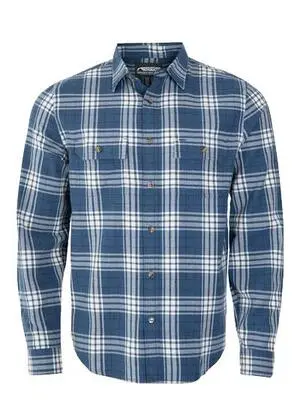MOUNTAIN KHAKIS Park Flannel Shirt - Faded Indigo