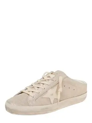 GOLDEN GOOSE Super-star Sabot Mule Sneakers - Platinum/ Cream