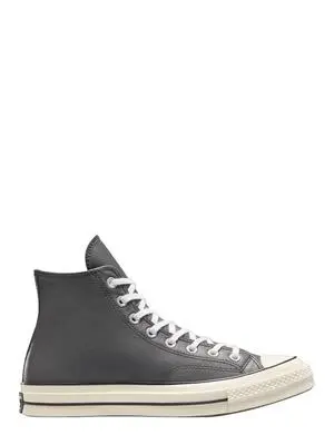 CONVERSE Chuck 70 High Heritage Color Leather Sneakers - Grey