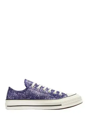 CONVERSE Chuck 70 Low Glitter Sneakers - Blue