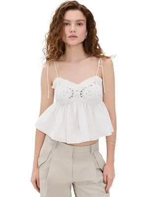 THE GARMENT Kirsten Crochet Top - White