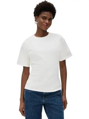 EB DENIM Eero Tee - Milk