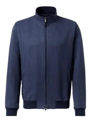 Thom Sweeney Linen Blouson - Blue