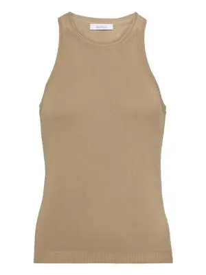 Max Mara Cotton Tank Top - Brown