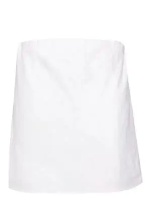 REFORMATION Mollie Linen Top - White