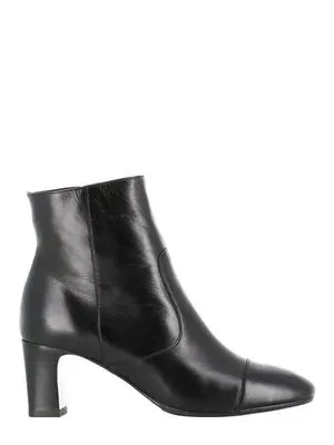 TASSINARI 65mm Leather Ankle Boots - Black