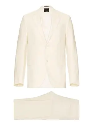 Zegna Oasi Lino Suit - White