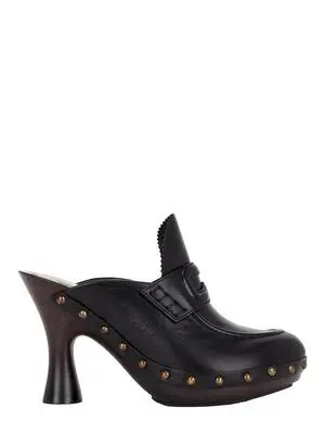 Burberry Potter Mule - Black