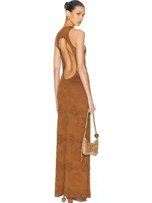 MAYGEL CORONEL El Virao Dress - Caramel