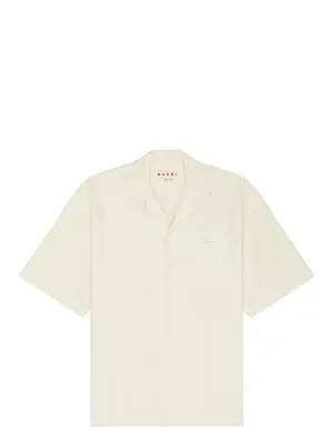 Marni Shirt In Cream - Bone