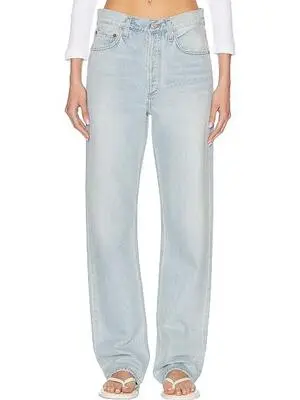 AGOLDE Kelly High Rise Straight Jeans - Wave