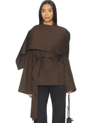 EAVES Yuna Crop Trench - Espresso